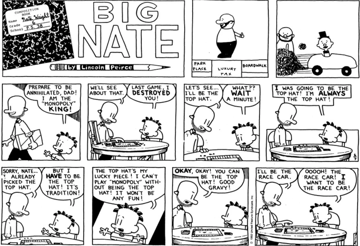 Comic Strip June 7 1992 Big Nate Wiki Fandom