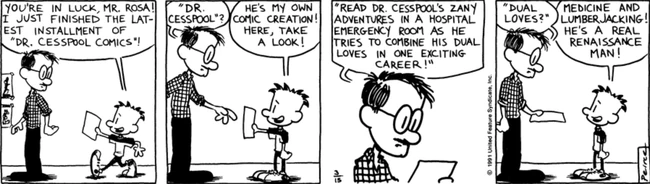 Comic Strip: March 15, 1991 | Big Nate Wiki | Fandom