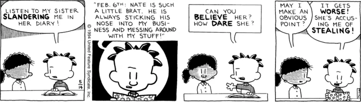 Comic Strip: May 14, 1994 | Big Nate Wiki | Fandom
