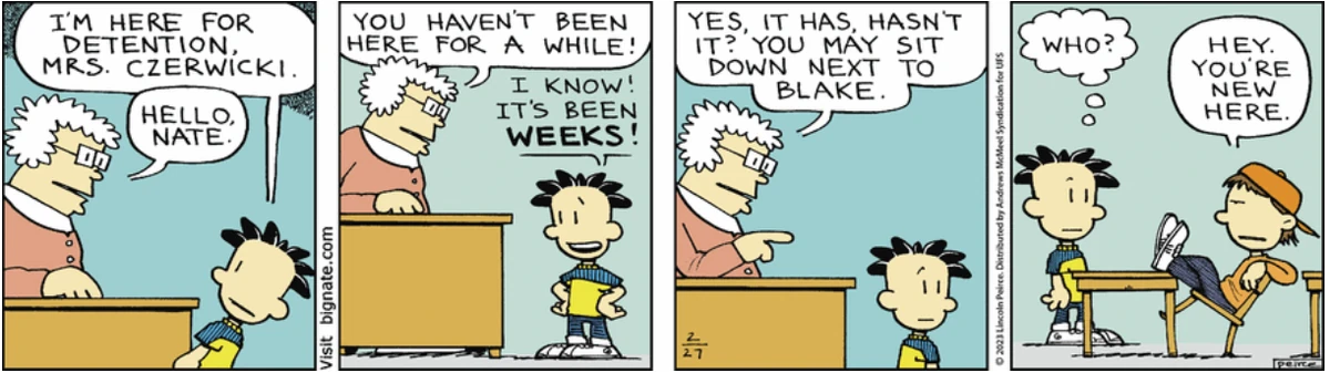 The Nate-Blake Detention Rivalry | Big Nate Wiki | Fandom