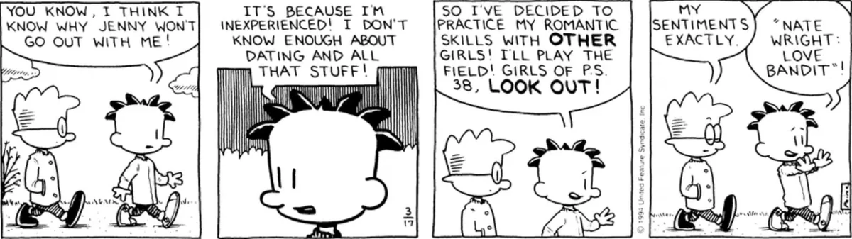 Comic Strip: March 17, 1994 | Big Nate Wiki | Fandom