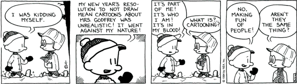 Comic Strip: January 7, 1995 | Big Nate Wiki | Fandom