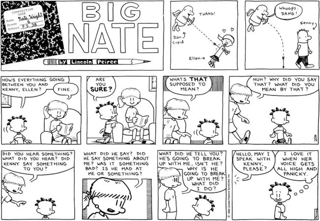 Comic Strip: August 15, 1993 | Big Nate Wiki | Fandom