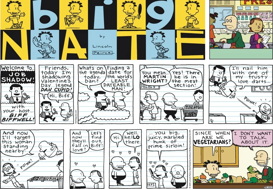 Comic Strip: February 9, 2025 | Big Nate Wiki | Fandom