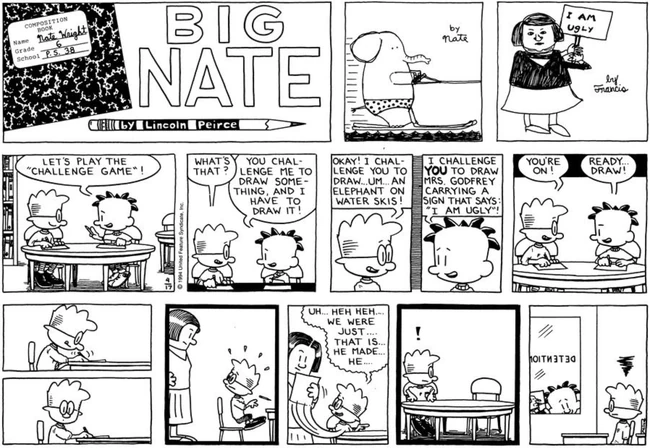 Comic Strip: April 17, 1994 | Big Nate Wiki | Fandom