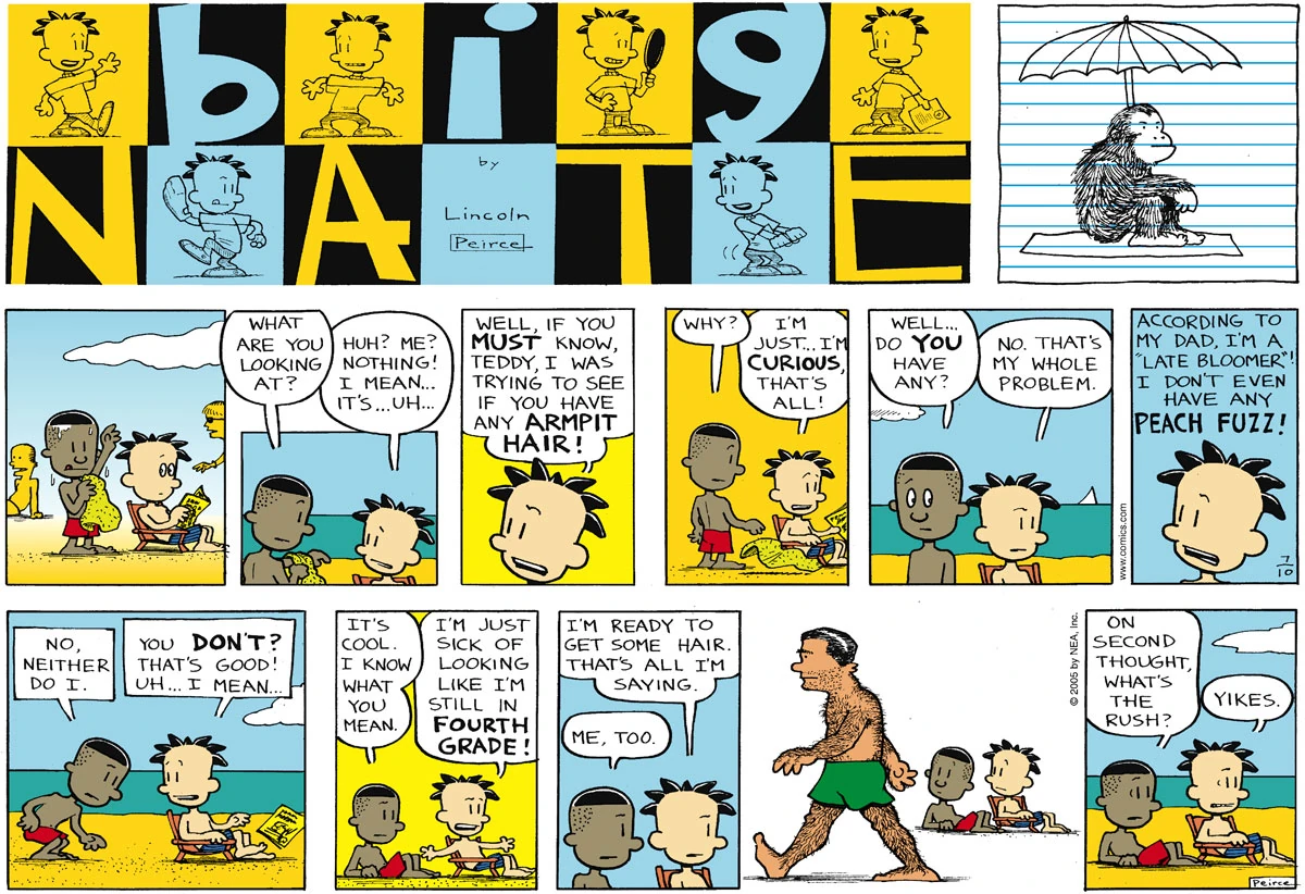 Comic Strip: July 10, 2005 | Big Nate Wiki | Fandom