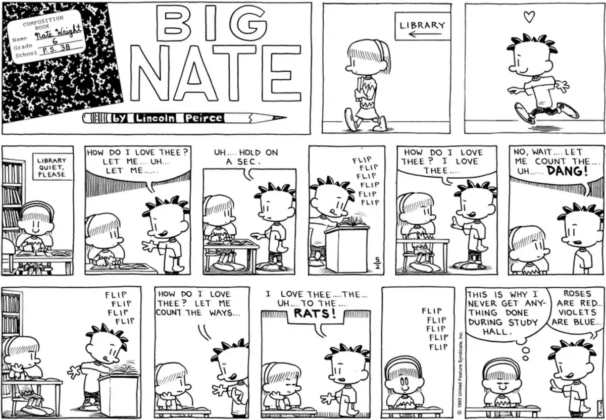 Comic Strip: May 2, 1993 | Big Nate Wiki | Fandom