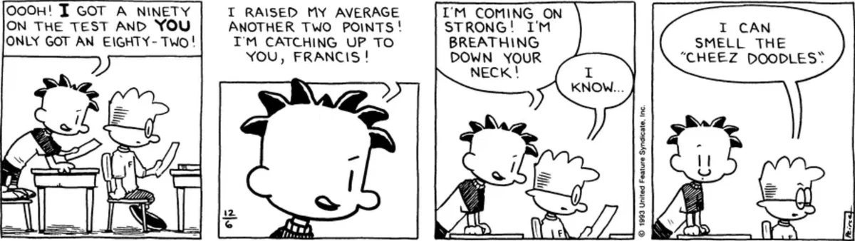 Comic Strip: December 6, 1993 | Big Nate Wiki | Fandom