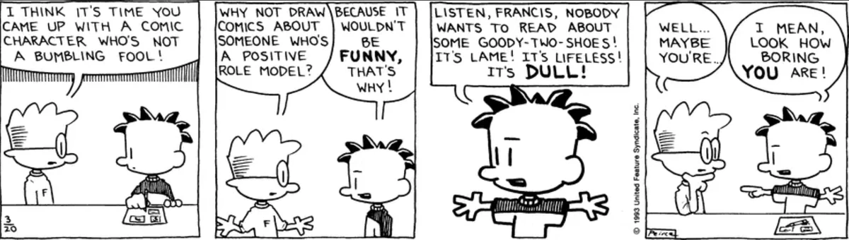 Comic Strip: March 20, 1993 | Big Nate Wiki | Fandom
