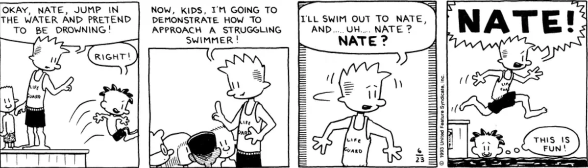 Comic Strip: June 23, 1993 | Big Nate Wiki | Fandom