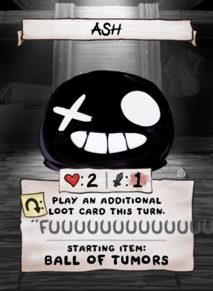 Carta:Ash | The Binding of Isaac Wiki | Fandom