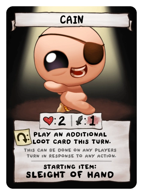Cain - The Binding of Isaac: Four Souls Wiki