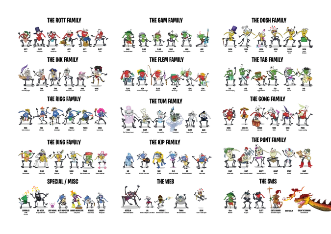 Characters | Bin Weevils Wiki | Fandom