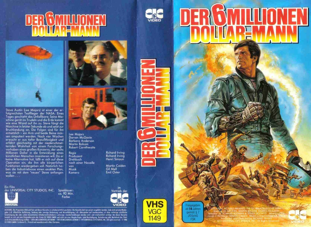Der 6 Millionen Dollar Mann The Six Million Dollar Man The Bionic Der 6 Millionen Dollar Mann The Six Million Dollar Man The Bionic