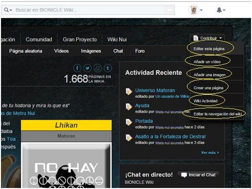 Ayuda | BIONICLE Wiki | Fandom