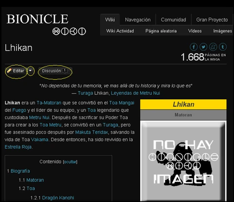 Ayuda | BIONICLE Wiki | Fandom