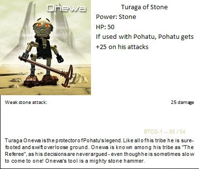 User blog:Mutantation/Fifth Trading Card -- Onewa | The BIONICLE Wiki ...