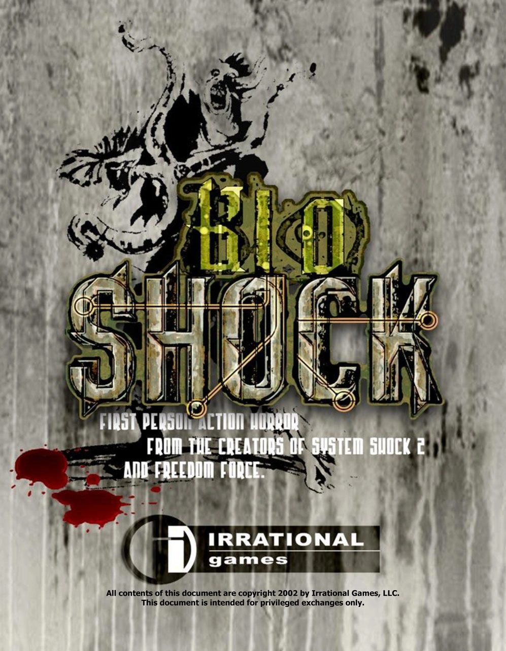 BioShock Original Pitch | BioShock Wiki | Fandom