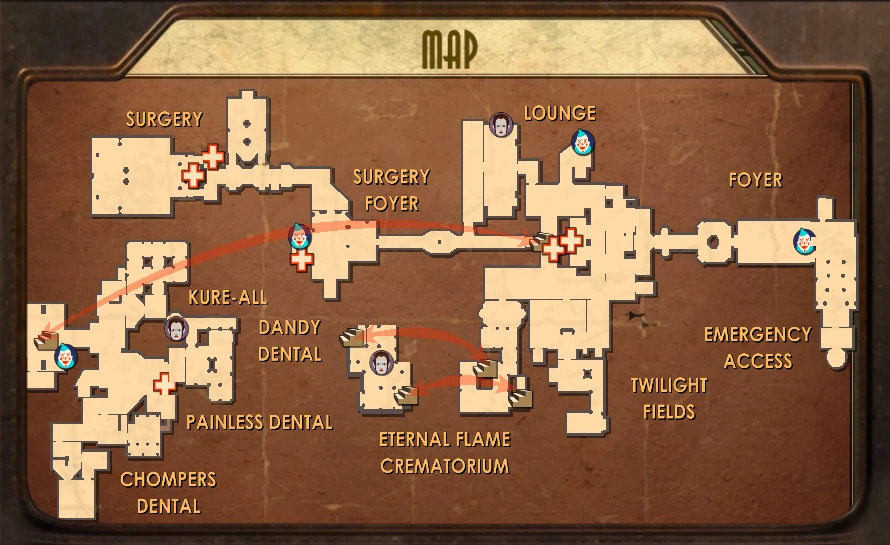 Medical Pavilion/Map | BioShock Wiki | Fandom