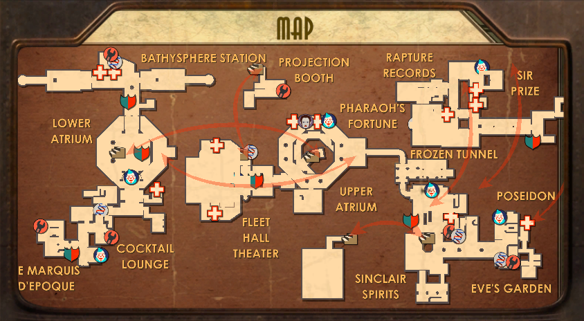 Fort Frolic/Map | BioShock Wiki | Fandom