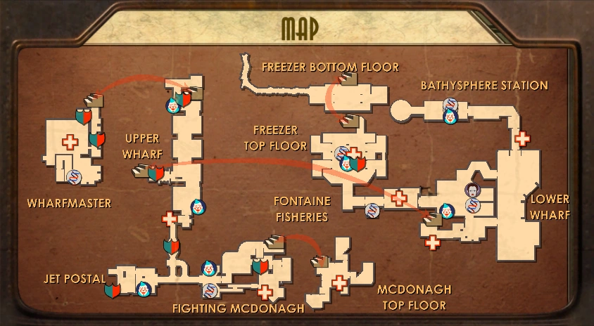 Neptune's Bounty/Map | BioShock Wiki | Fandom