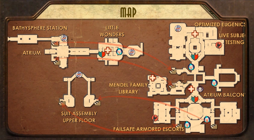 Point Prometheus/Map | BioShock Wiki | Fandom