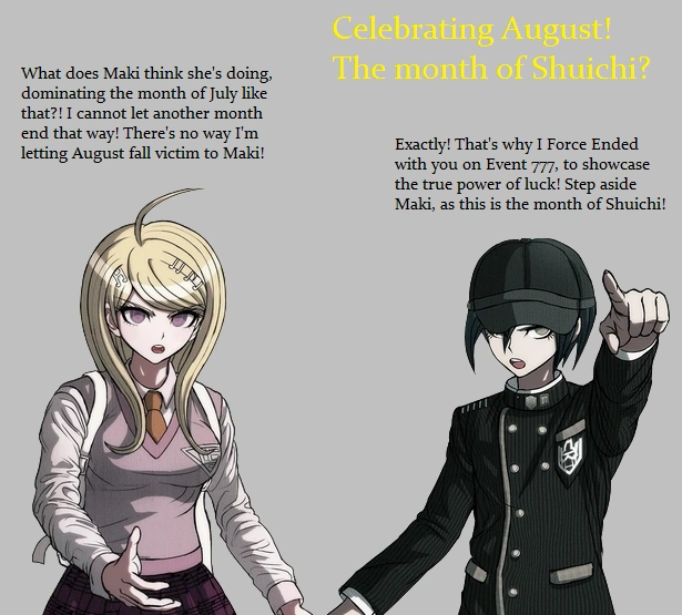 Kaede Akamatsu and Shuichi Saihara | Birdietalk Productions Wiki | Fandom
