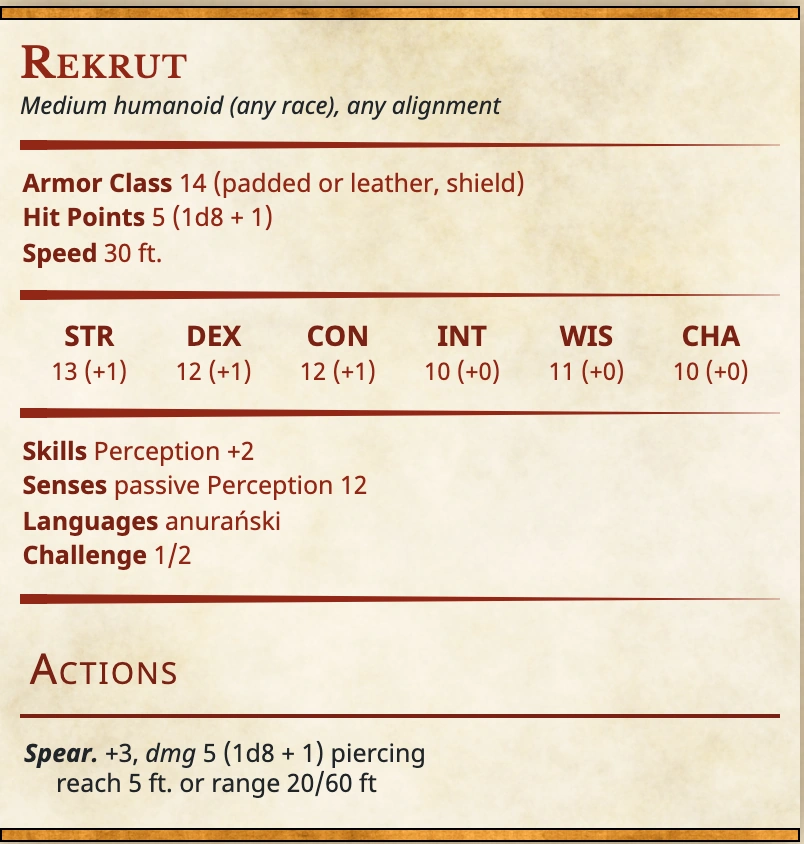 Rekrut | Birthright Wiki | Fandom