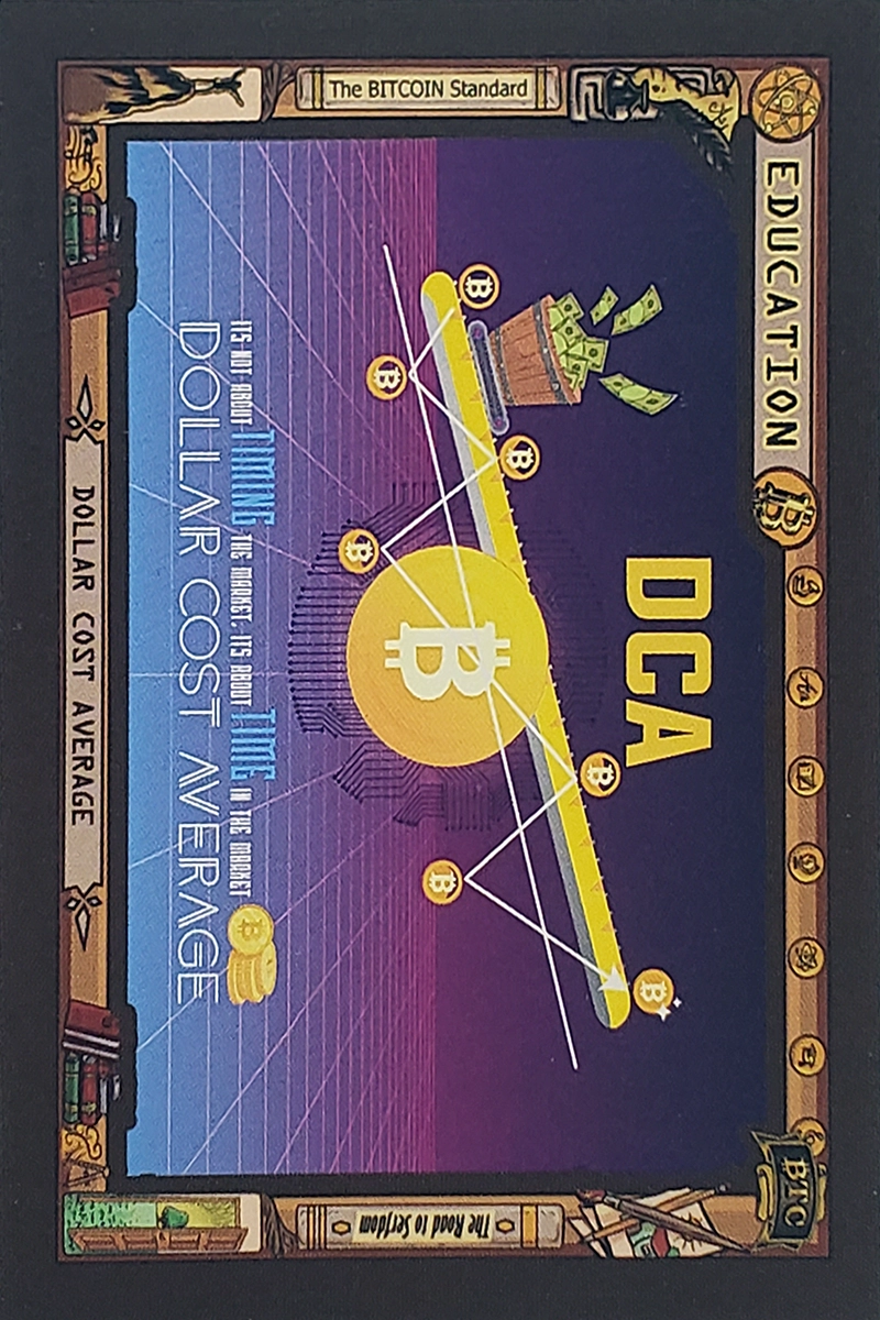 Dollar Cost Average (Series 1, Card 49) | Bitcoin Trading Cards Wiki ...
