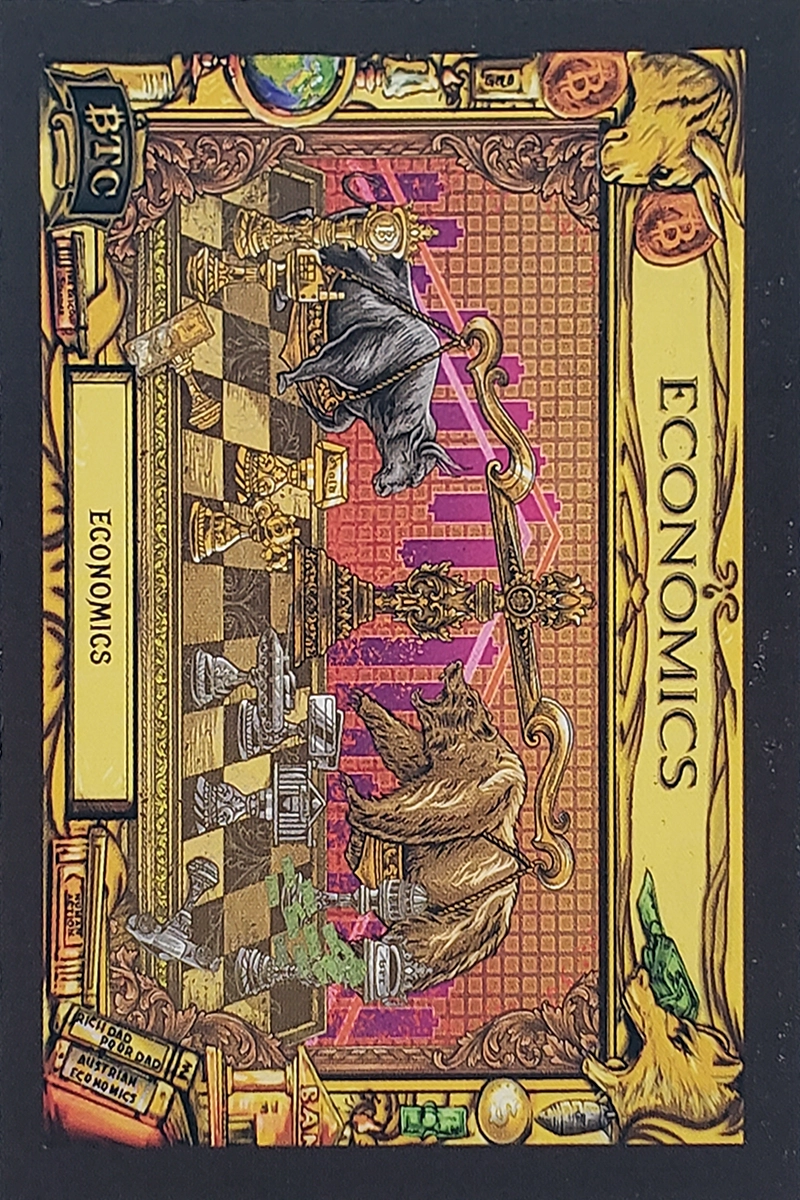 Economics (Series 1, Card 27) | Bitcoin Trading Cards Wiki | Fandom