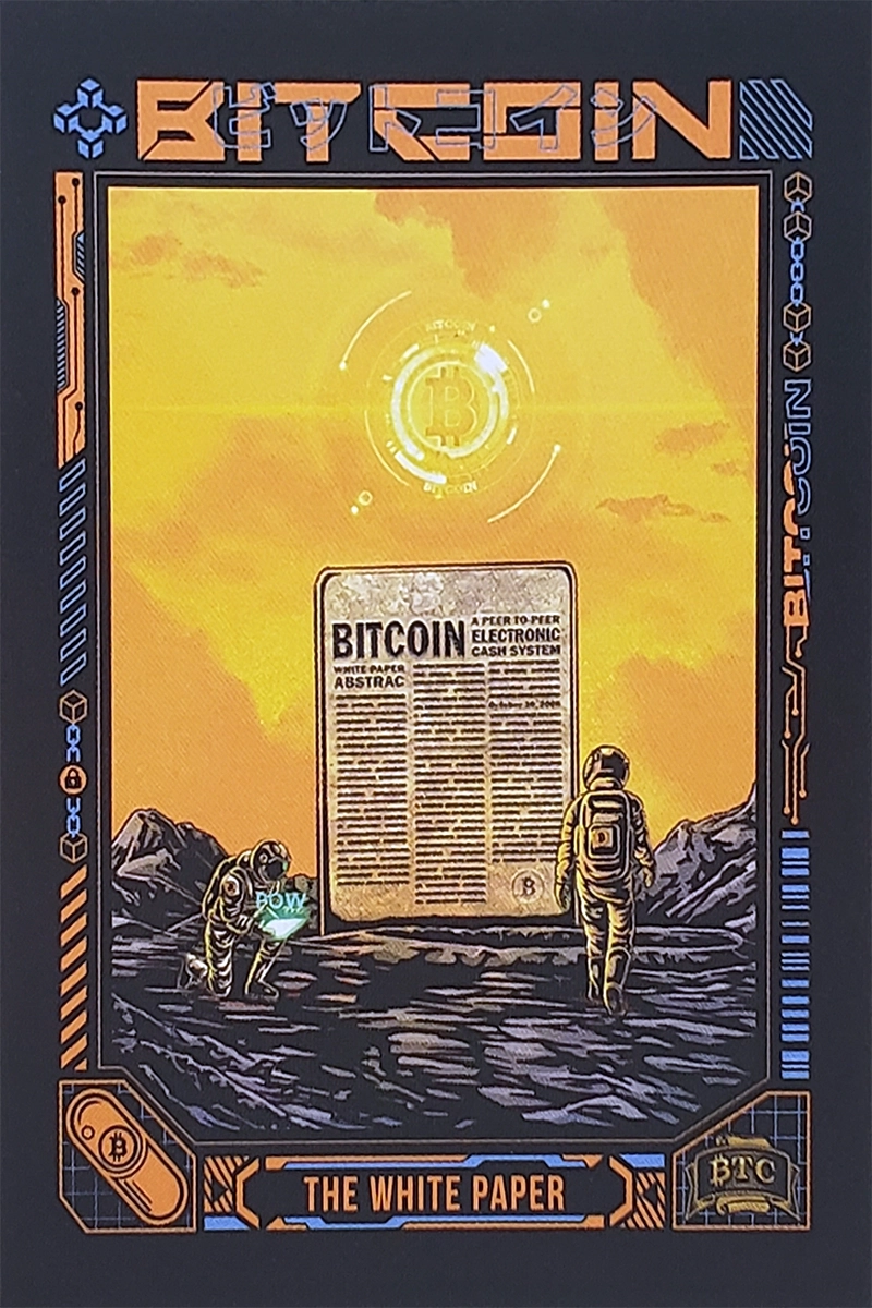 The White Paper (Series 1, Card 7) | Bitcoin Trading Cards Wiki | Fandom
