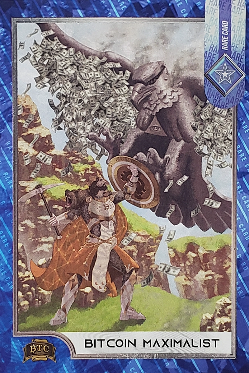 Bitcoin Maximalist (Series 1, Card 25) | Bitcoin Trading Cards Wiki ...