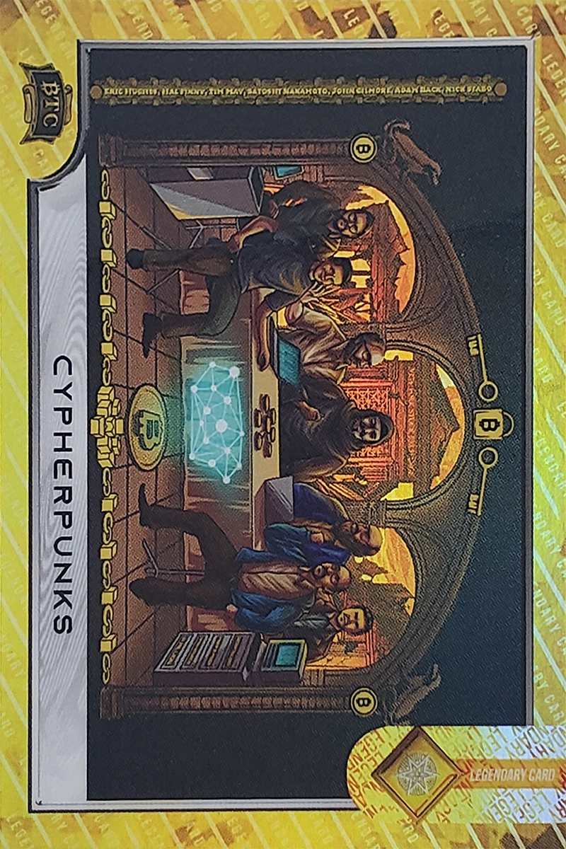 Cypherpunks (Series 1, Card 17) | Bitcoin Trading Cards Wiki | Fandom
