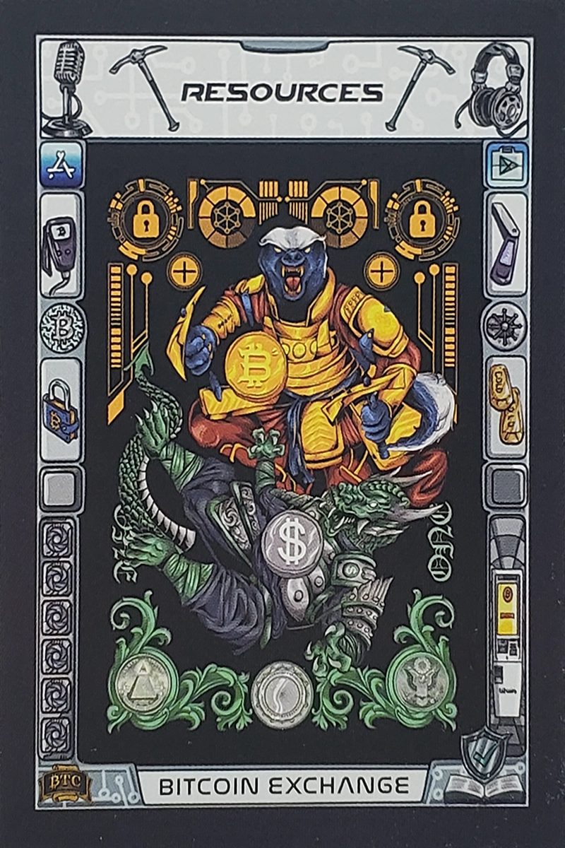 Bitcoin Exchange (Series 1, Card 58) | Bitcoin Trading Cards Wiki | Fandom