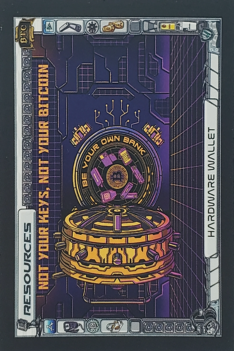 Hardware Wallet (Series 1, Card 57) | Bitcoin Trading Cards Wiki | Fandom