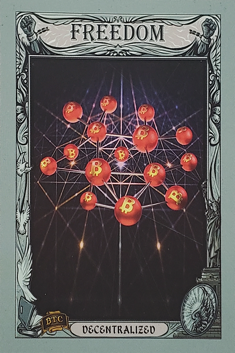 Decentralized (Series 1, Card 45) | Bitcoin Trading Cards Wiki | Fandom