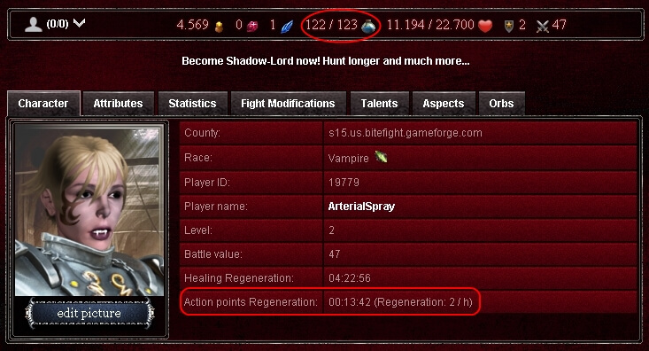 Action Point | BiteFight Wiki | Fandom