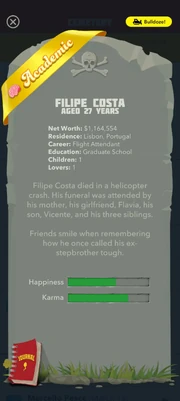 Filipe Costa | BitLife - Life Simulator Wiki | Fandom