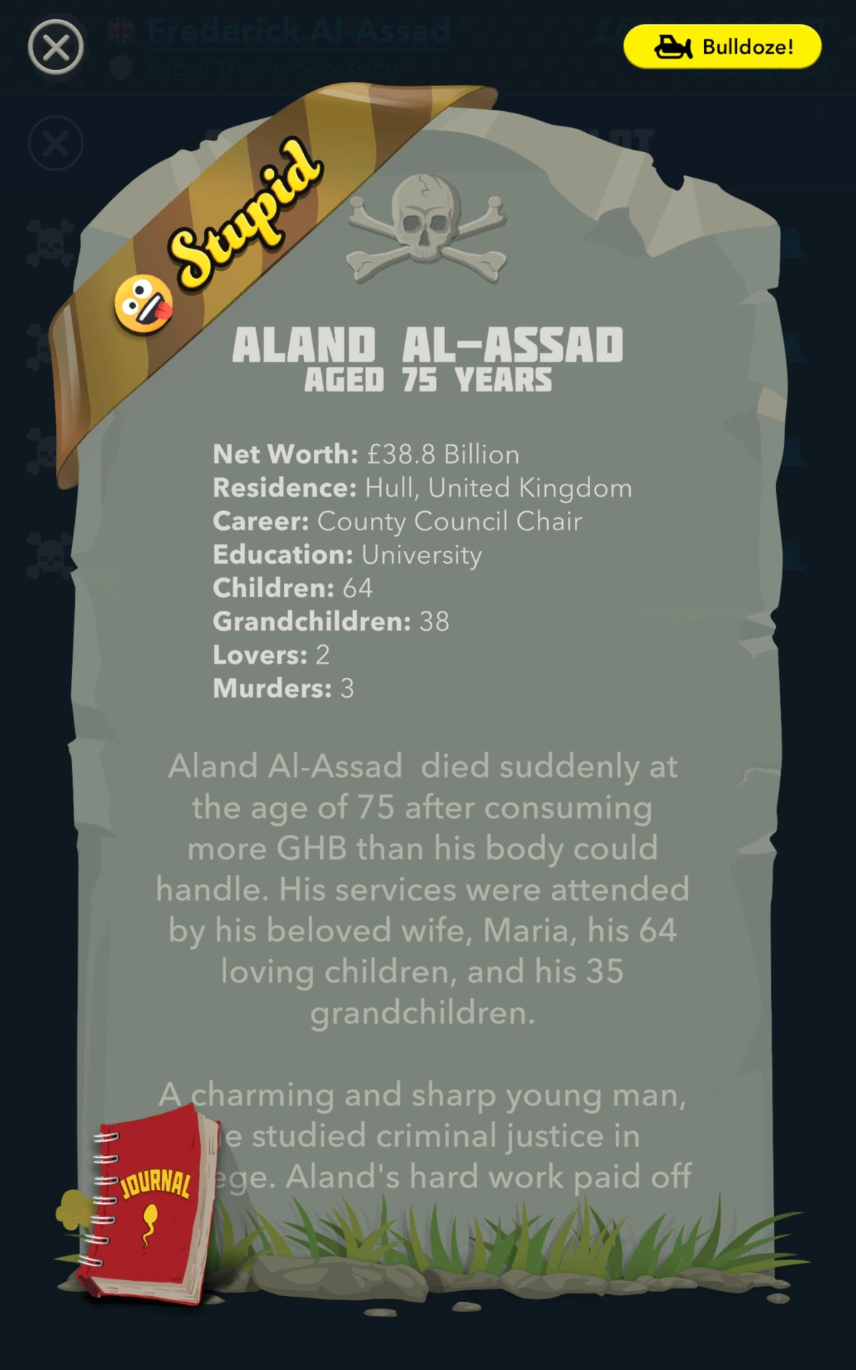 Aland al-Assad | BitLife - Life Simulator Wiki | Fandom