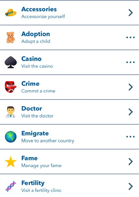Options | BitLife - Life Simulator Wiki | Fandom