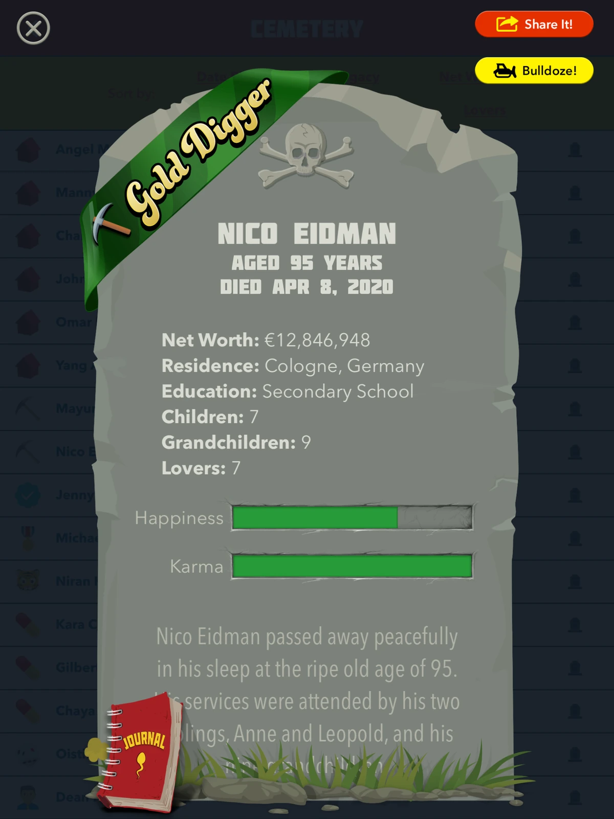 Nico Eidman | BitLife - Life Simulator Wiki | Fandom