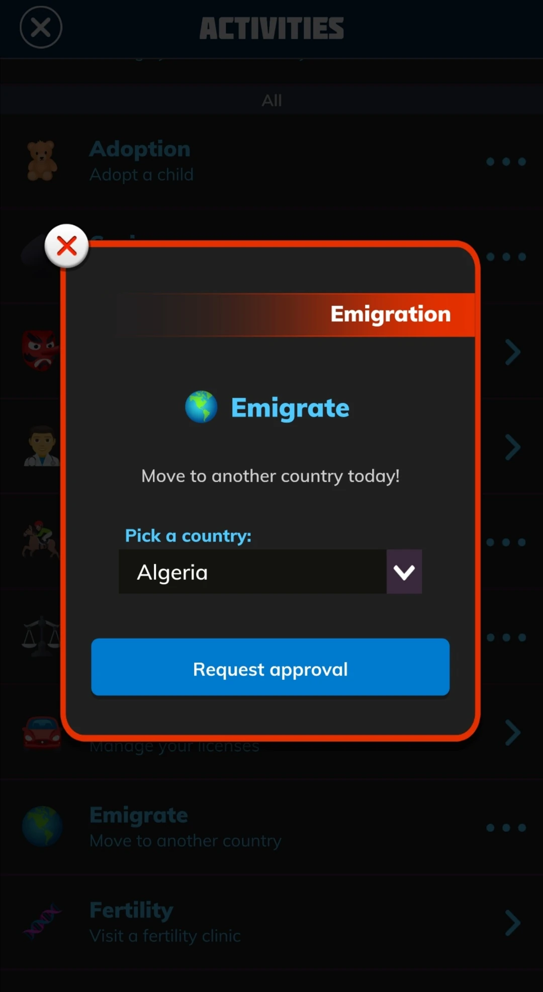 Emigration | BitLife - Life Simulator Wiki | Fandom