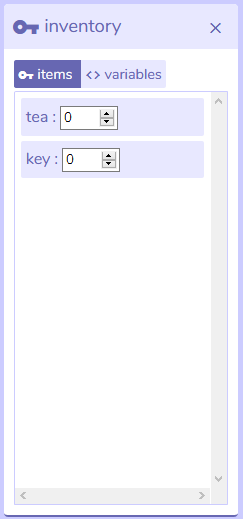 Inventory | Bitsy Wiki | Fandom