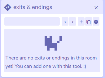 Exits & endings | Bitsy Wiki | Fandom