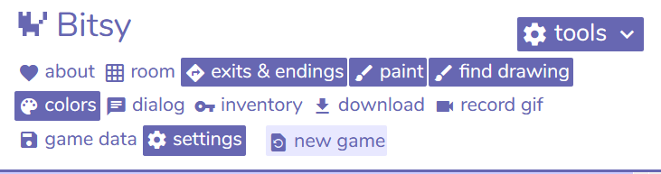 Basic functions | Bitsy Wiki | Fandom