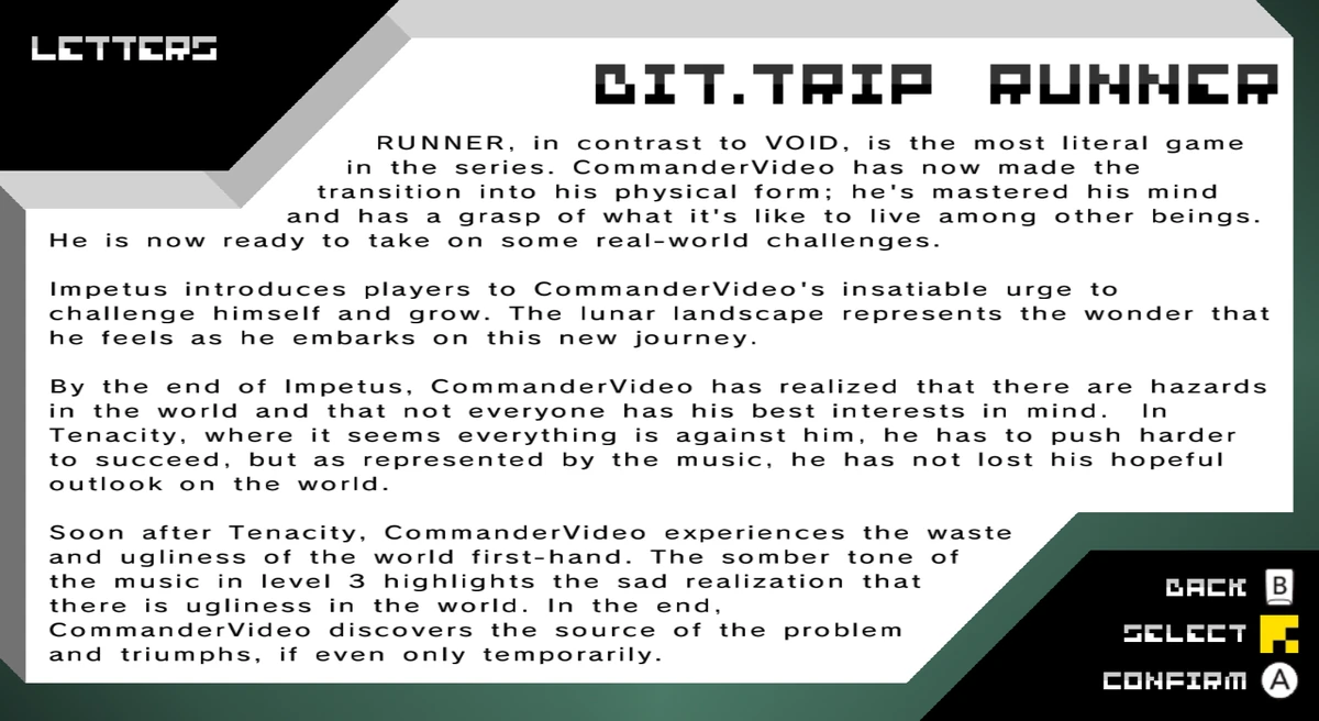 RUNNER Cutscenes | Bit.Trip Wiki | Fandom