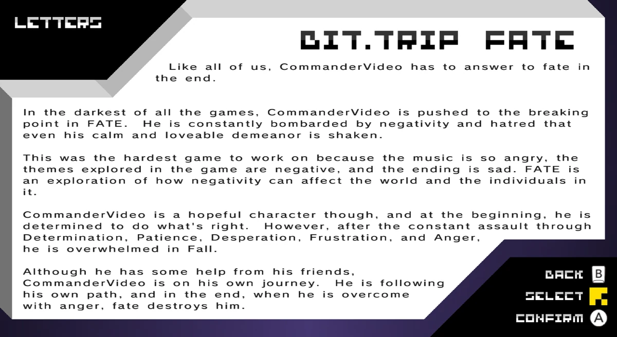 FATE Cutscenes | Bit.Trip Wiki | Fandom