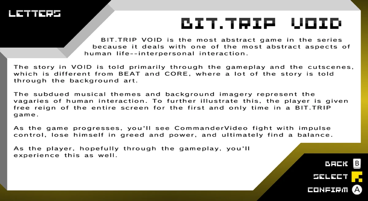 VOID Cutscenes | Bit.Trip Wiki | Fandom