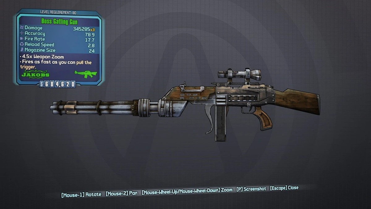 Gatling Gun | BL: Exodus Wiki | Fandom