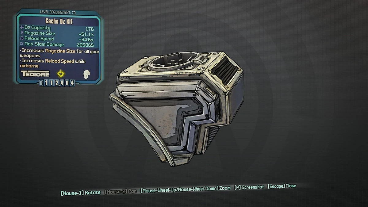 Cache Oz Kit | BL: Exodus Wiki | Fandom